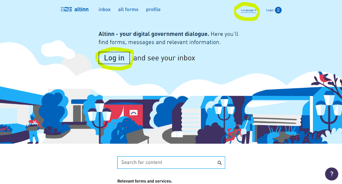 Guide: How to log in to Altinn.no - Finanstilsynet.no